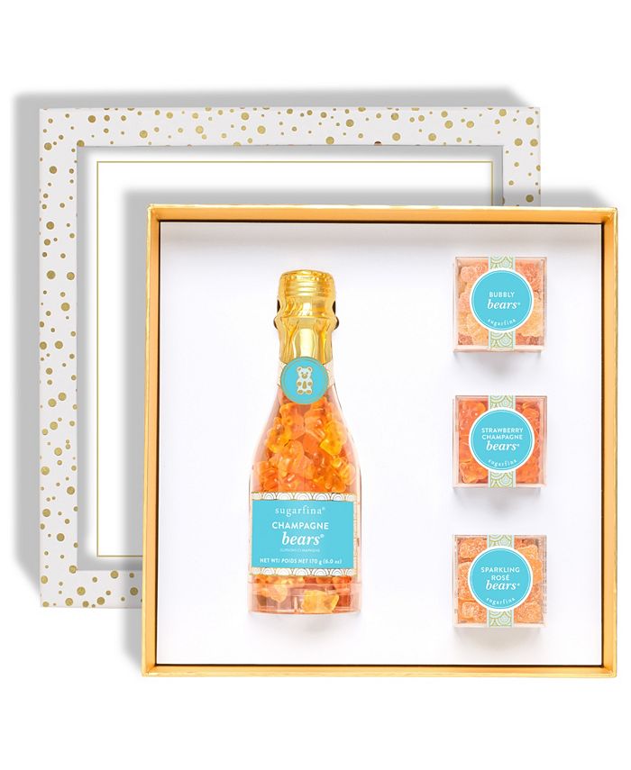 Sugarfina Holiday Pop the Champagne Exclusive Candy Gift Box, 4 Piece ...