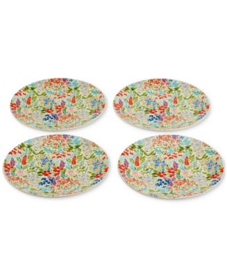 Tabletops Gallery Spring Bliss Salad Plates, Set of 4 - Macy's
