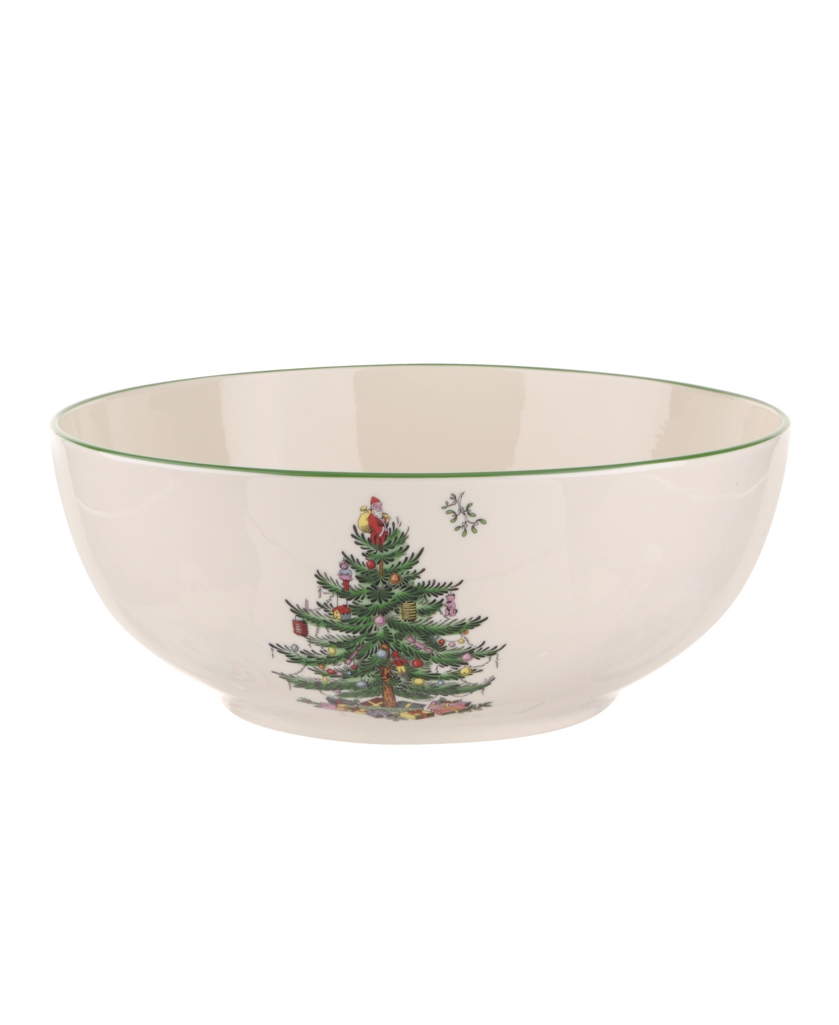 Click here for Spode Christmas Tree Round Bowl - Green prices