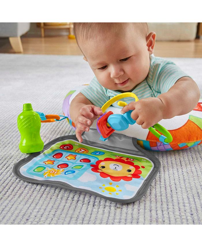 Fisher Price Littlest Gamer Tummy Wedge, Sensory Tummy Time Baby Toy ...