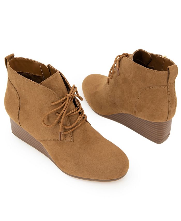 Kenneth Cole Reaction Women's Deka Wedge Booties - Macy's