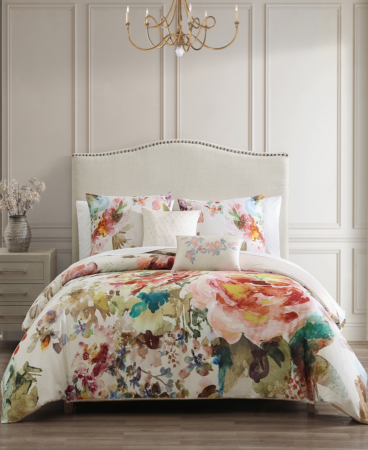 Click here for Bebejan Antique Flowers Ivory Bedding 200 Thread C... prices