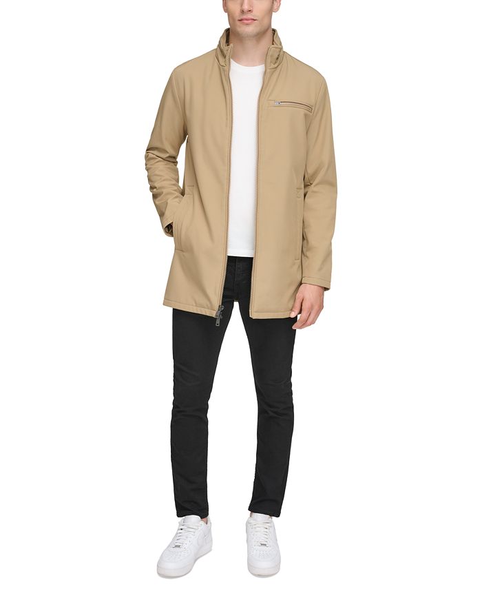 Kenneth Cole Men's Hidden-Hood Full-Zip Jacket - Macy's