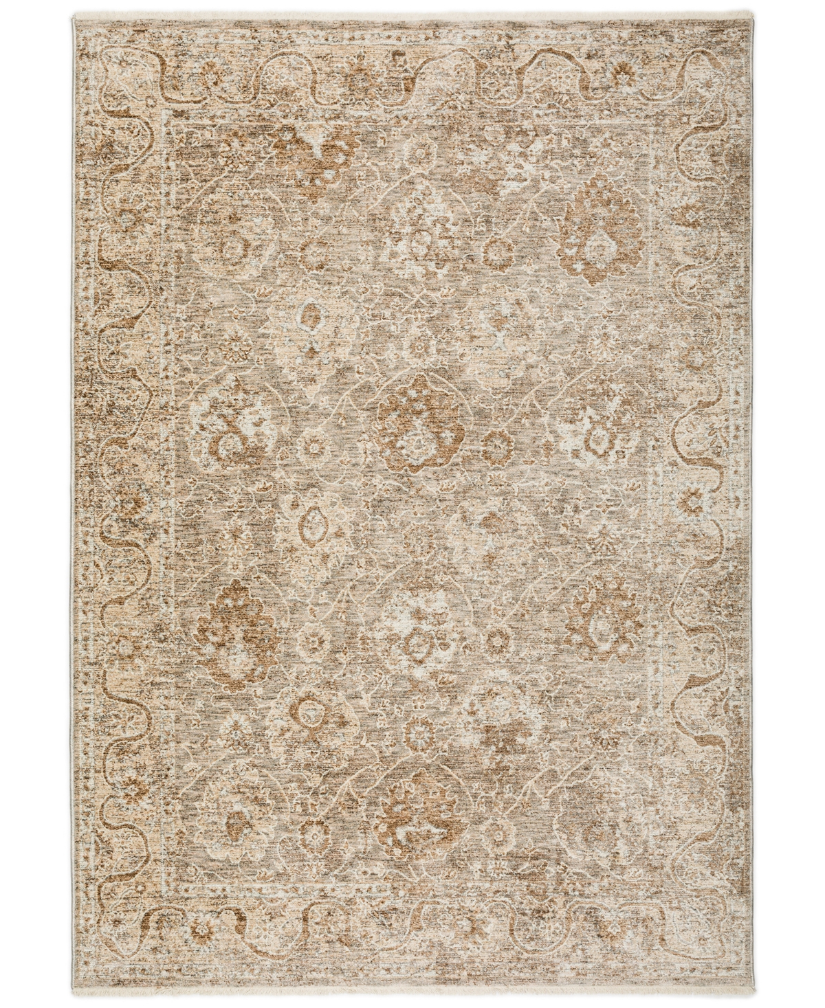Click here for Dalyn Bergama BE6 3 x 5 Area Rug - Tan  Beige prices