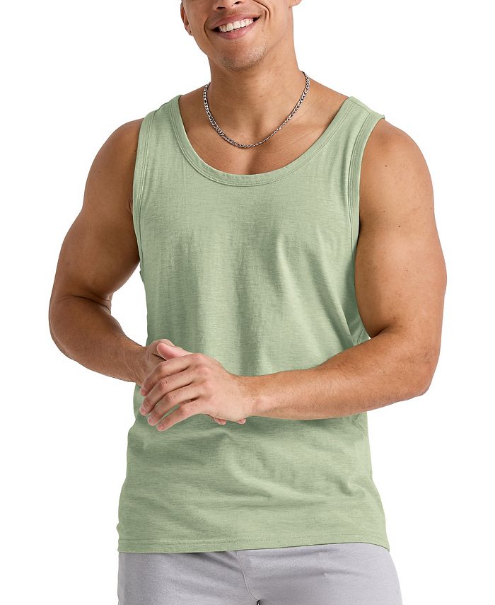 Hanes Men's Originals Tri-Blend Crewneck Tank Top - Macy's