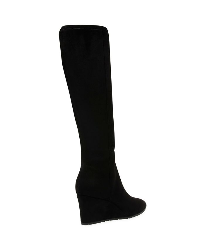 Anne Klein Women's Valonia Wedge Heel Knee High Boots - Macy's