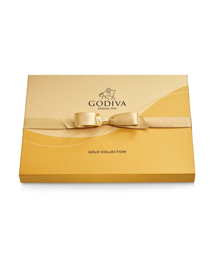 Godiva Assorted Chocolate Gold-Tone Gift Box, 36 Piece - Macy's