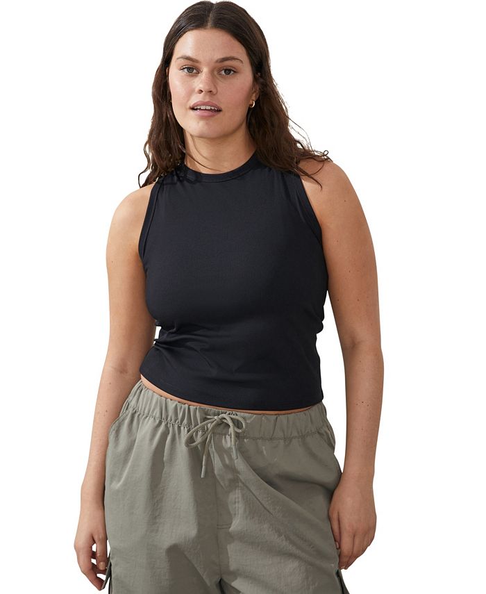 COTTON ON Women's Active Rib Tank Top - Macy's