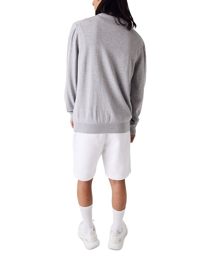 Lacoste Men's Solid Croc Sweater - Macy's