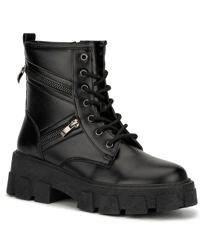 Olivia Miller Women's Alexa Combat Boot - Macy's