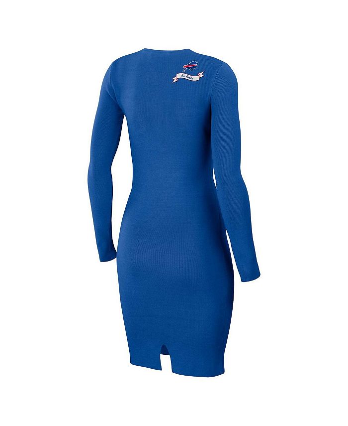 WEAR by Erin Andrews Women's Royal Buffalo Bills Lace Up Long Sleeve ...