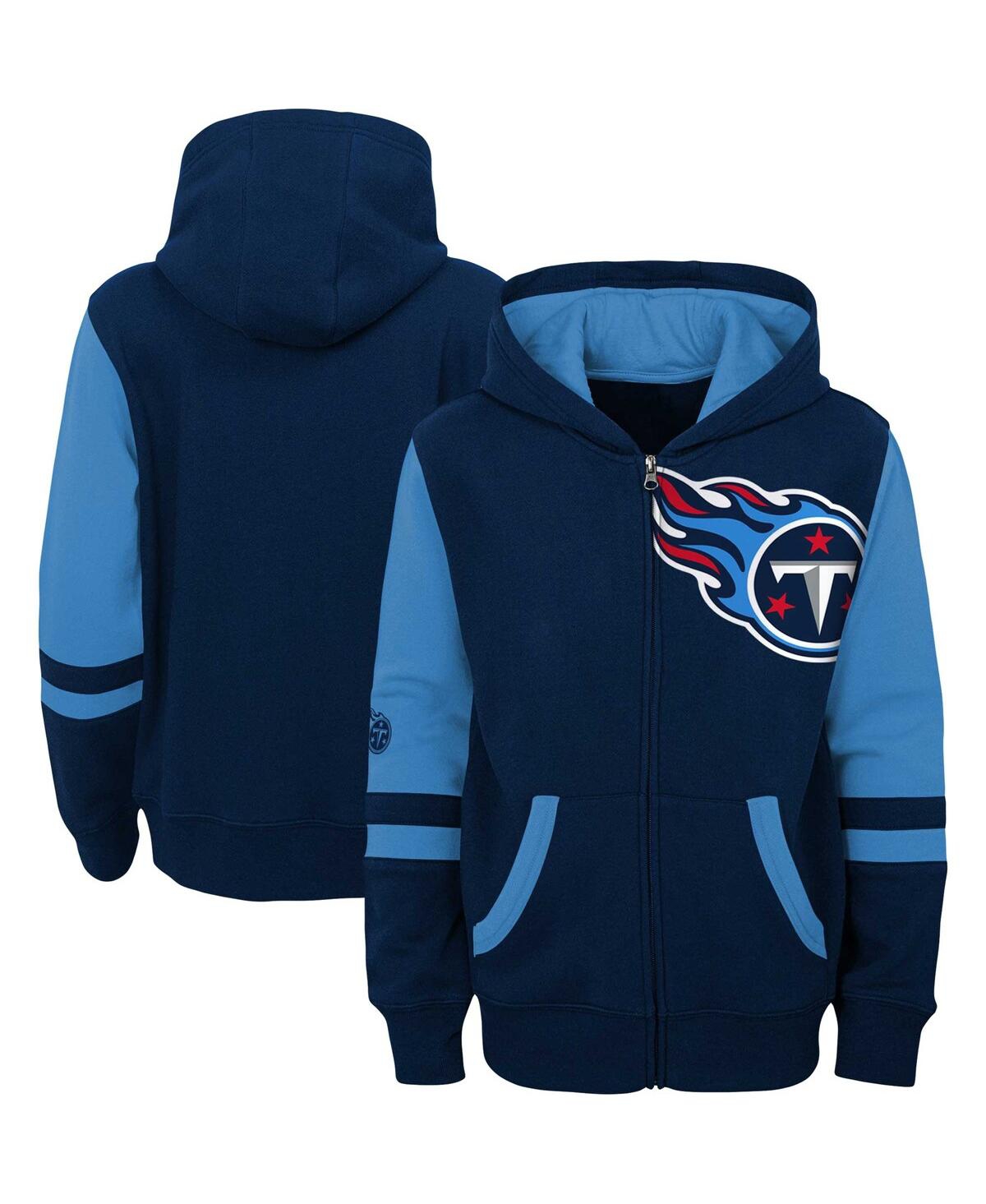 Click here for Big Boys Navy Tennessee Titans Colorblock Full-Zip... prices