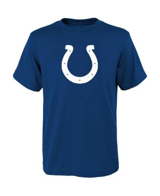 Big Boys Royal Indianapolis Colts Primary Logo T-shirt - Macy's