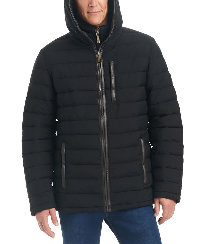 Vince Camuto Men's Quilted Double-Zip Jacket - Macy's