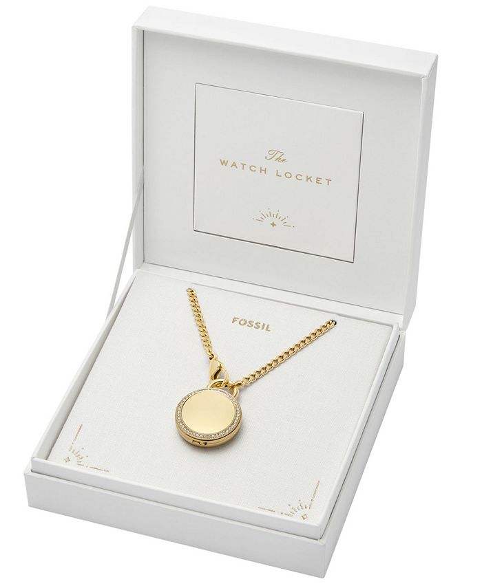 Fossil Women's Jacqueline Three-Hand Gold-Tone Stainless Steel Watch ...