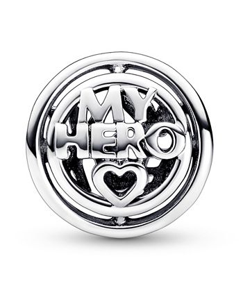 Pandora Sterling Silver Mom Hero Openwork Charm - Macy's