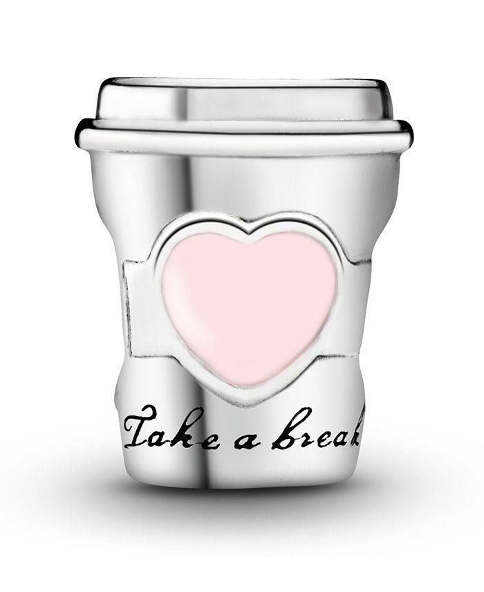 Pandora Sterling Silver Take a Break Coffee Cup Charm - Macy's