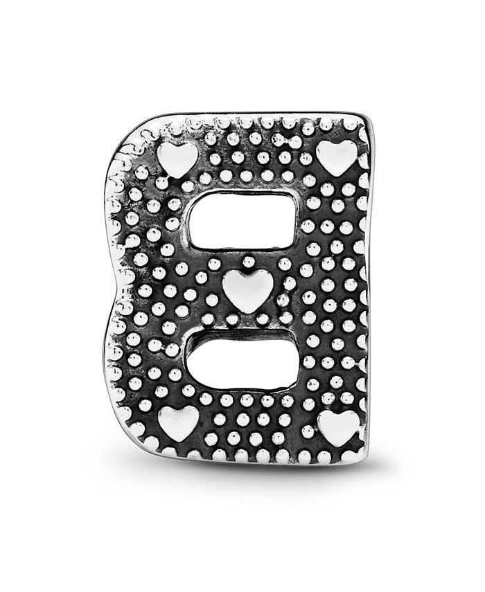 Pandora Sterling Silver Script Alphabet Dangle Charm - Macy's