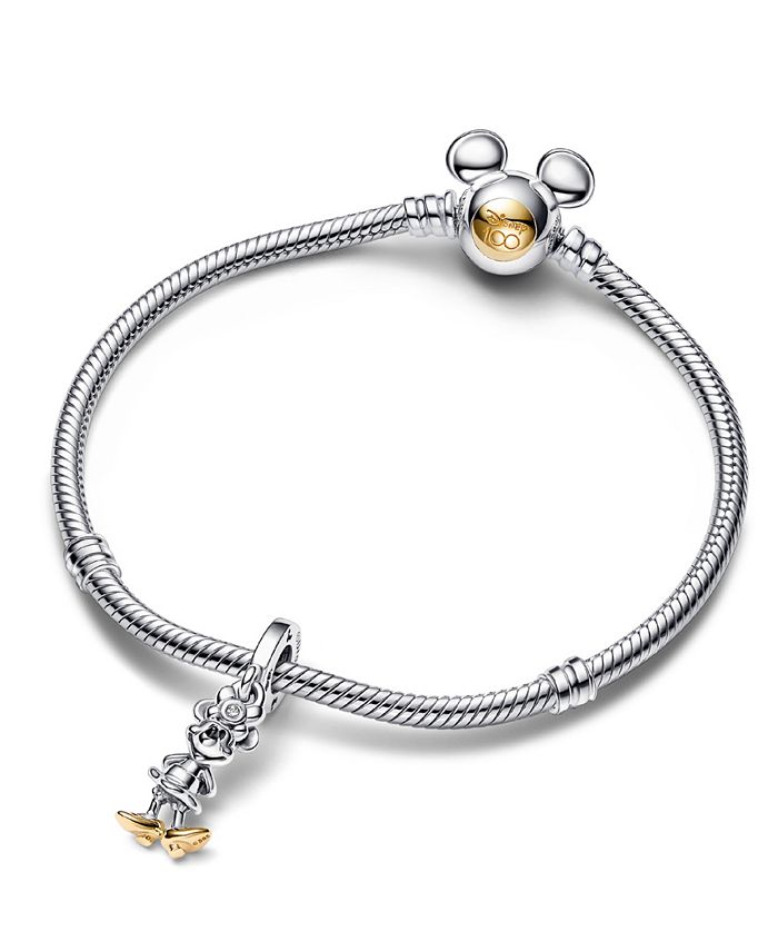 Pandora Lab-Grown Diamond Disney 100th Anniversary Minnie Mouse Dangle ...