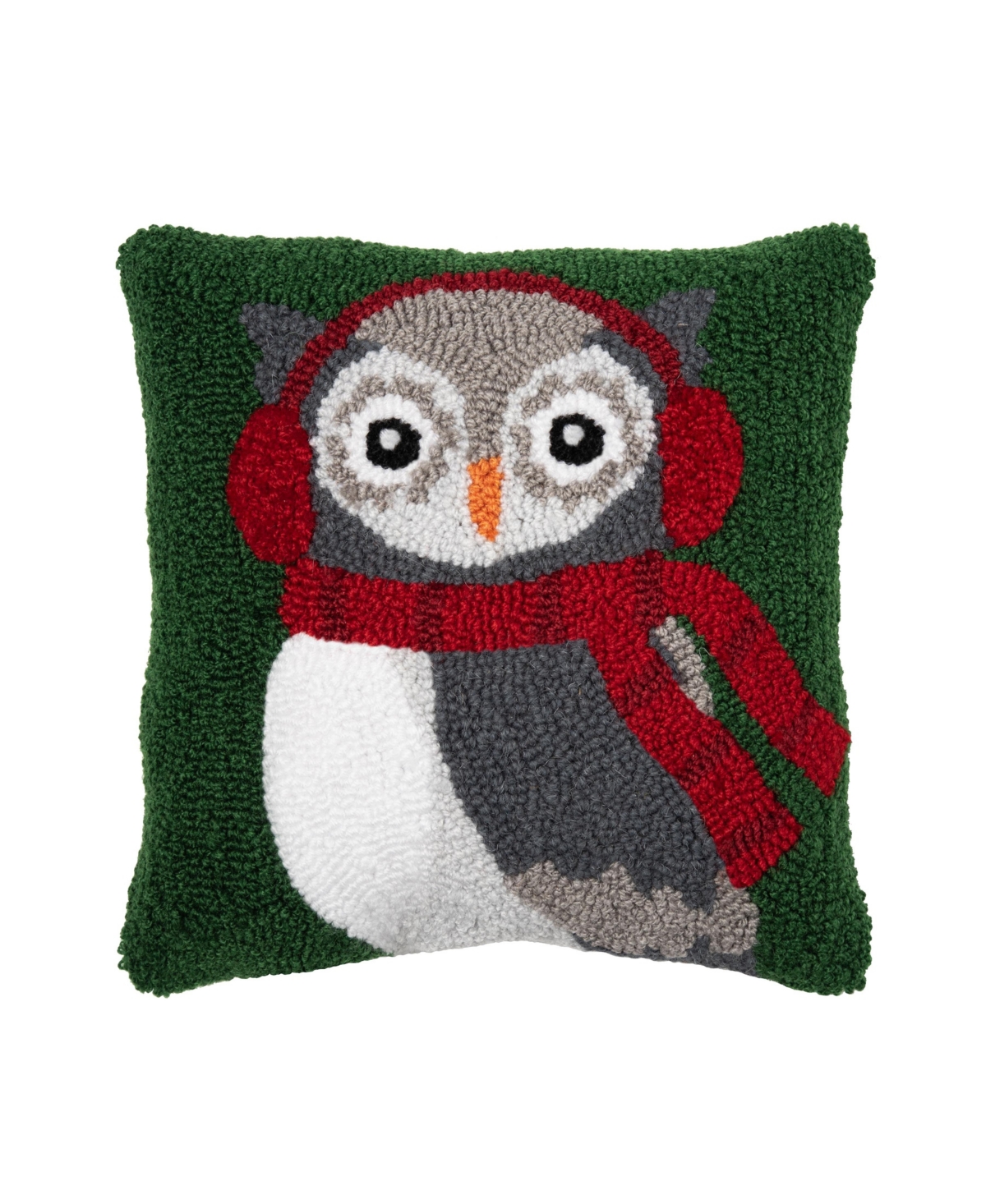 Click here for C&F Home 18 x18 Winter Owl Wearing Ear Muff and Sc... prices