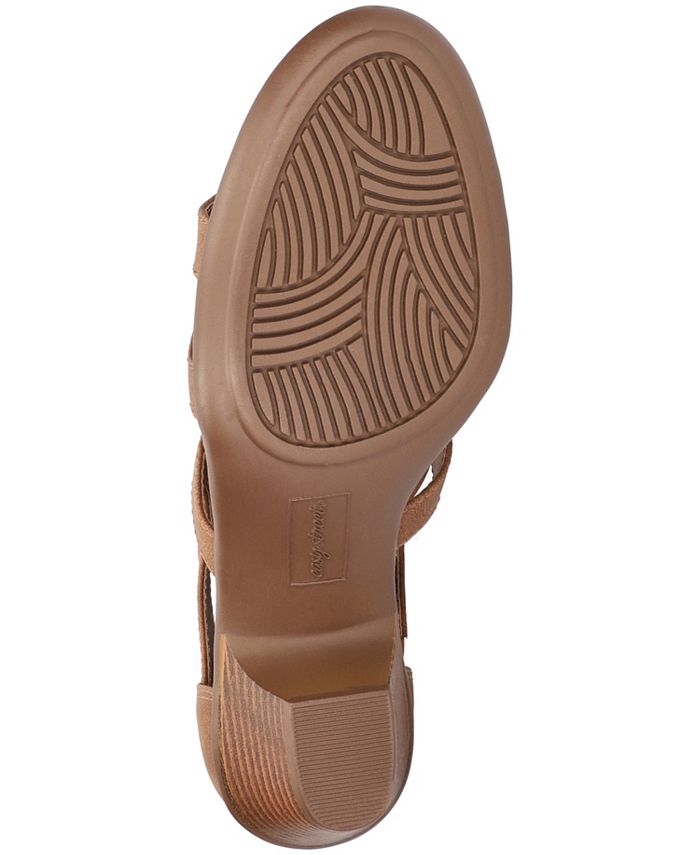 Easy Street Women's Marg Zip Gladiator Sandals - Macy's