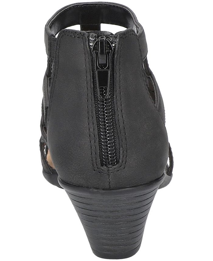 Easy Street Women's Marg Zip Gladiator Sandals - Macy's