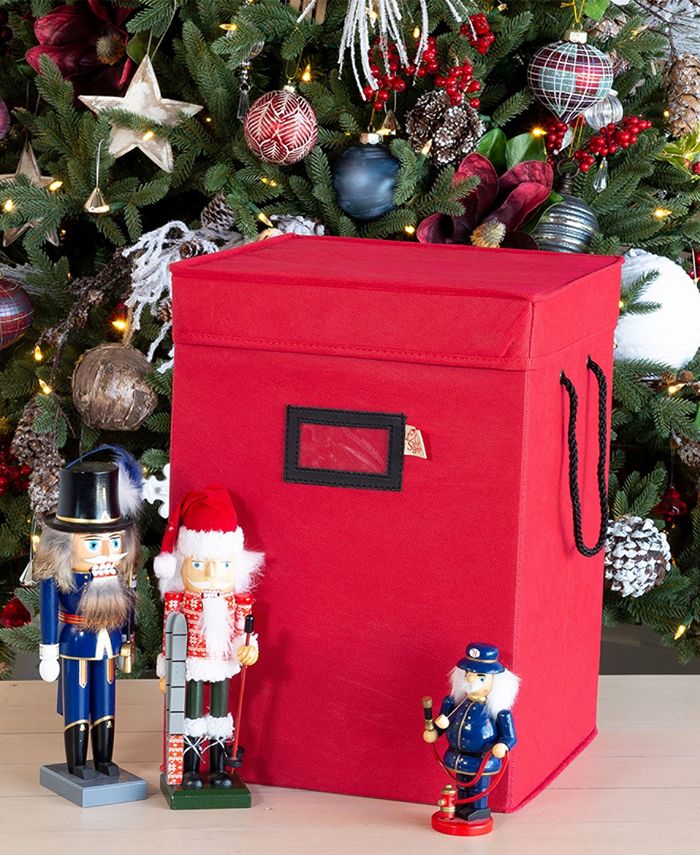 Santa's Bag 17" Christmas Nutcracker Collectibles Storage Box - Macy's
