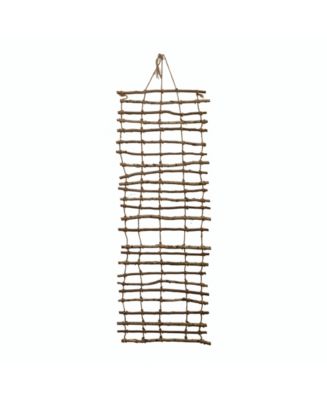 Handmade Wood and Jute Wall Trellis - Macy's