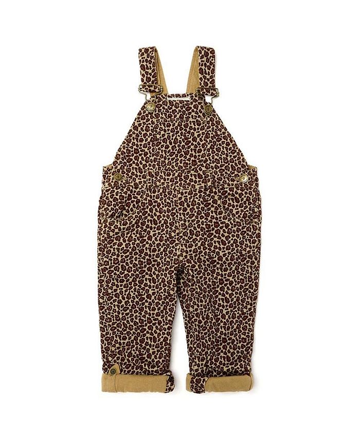 Dotty Dungarees Leopard Print Overalls - Macy's
