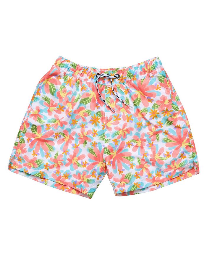 Snapper Rock Hawaiian Luau Sustainable Swim Short - Macy's