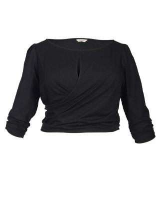 Mayes NYC - Women's Plus Size Tamara Keyhole Wrap Top - Macy's