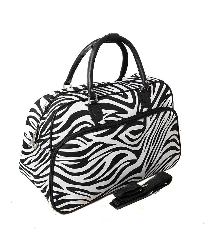 World Traveler Zebra 21-inch Carry-On Shoulder Duffel Bag - Macy's