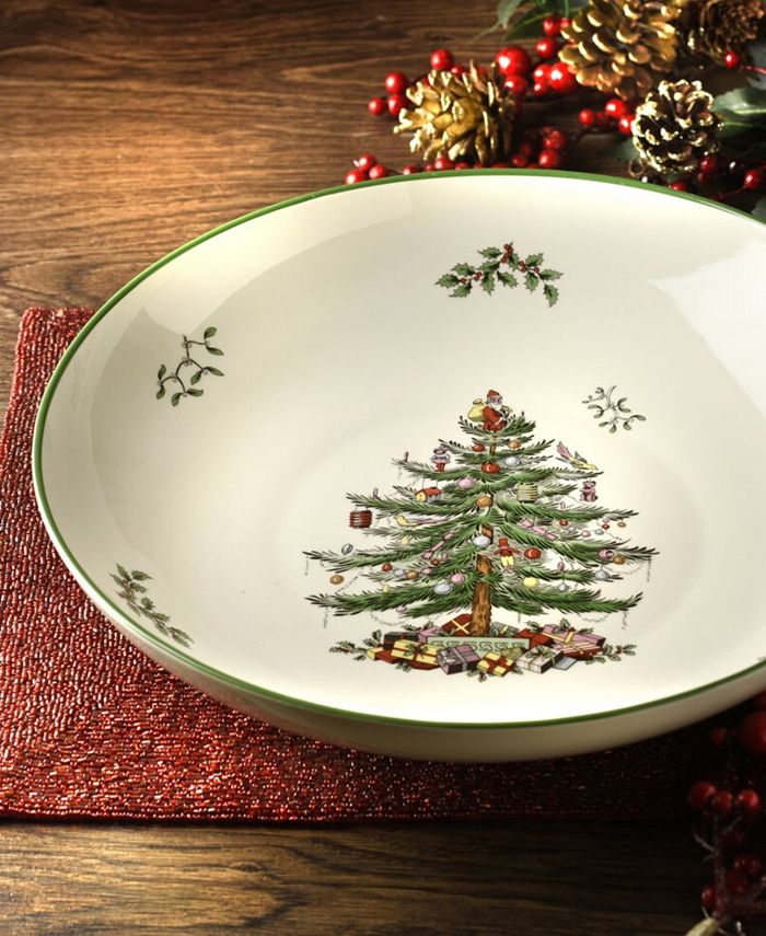 Spode Christmas Tree Pasta Serving Set, 5 Piece - Macy's