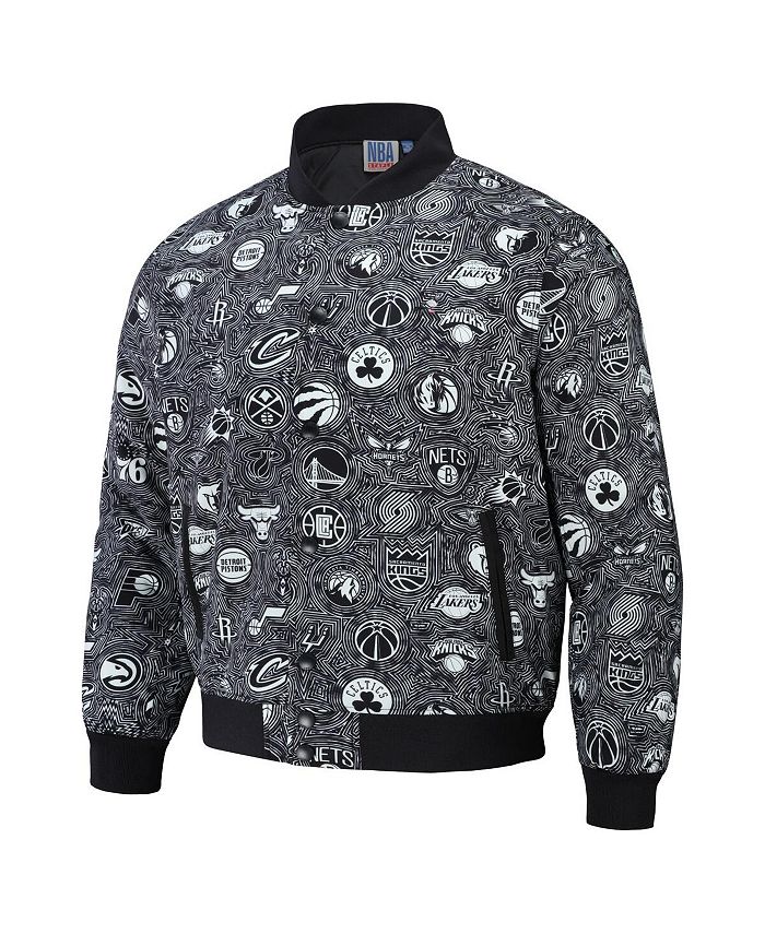 Staple Men's NBA x Black All Teams Fusion Full-Snap Jacket - Macy's