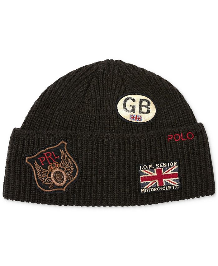 Polo Ralph Lauren Men's Patch Trawler Beanie - Macy's