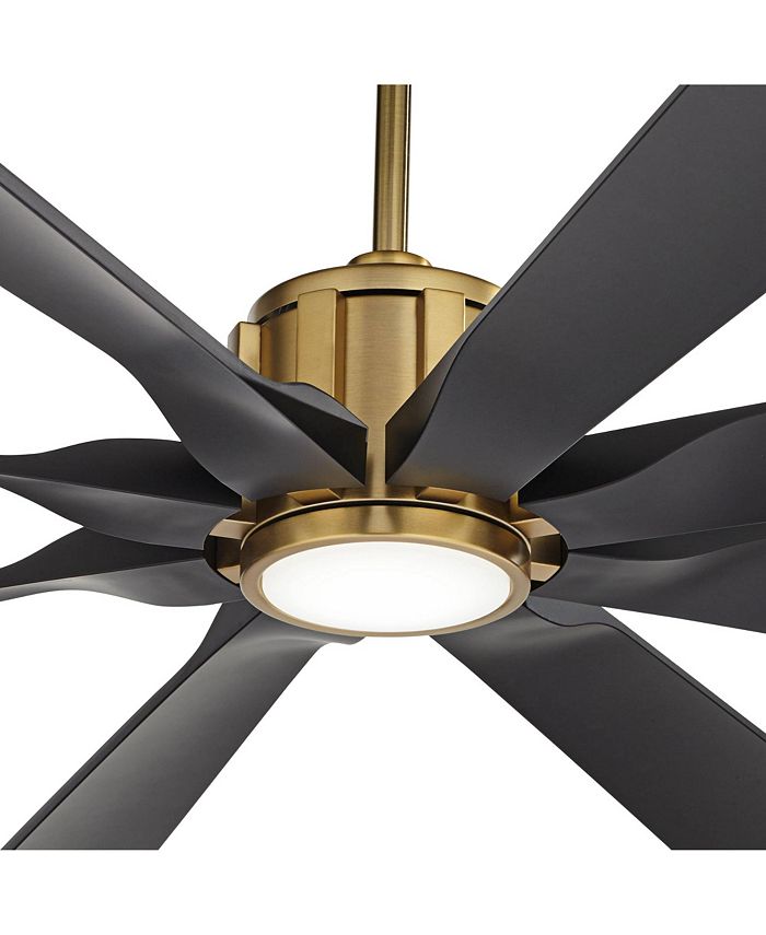 Possini Euro Design 70" Defender Modern Outdoor Ceiling Fan with LED ...