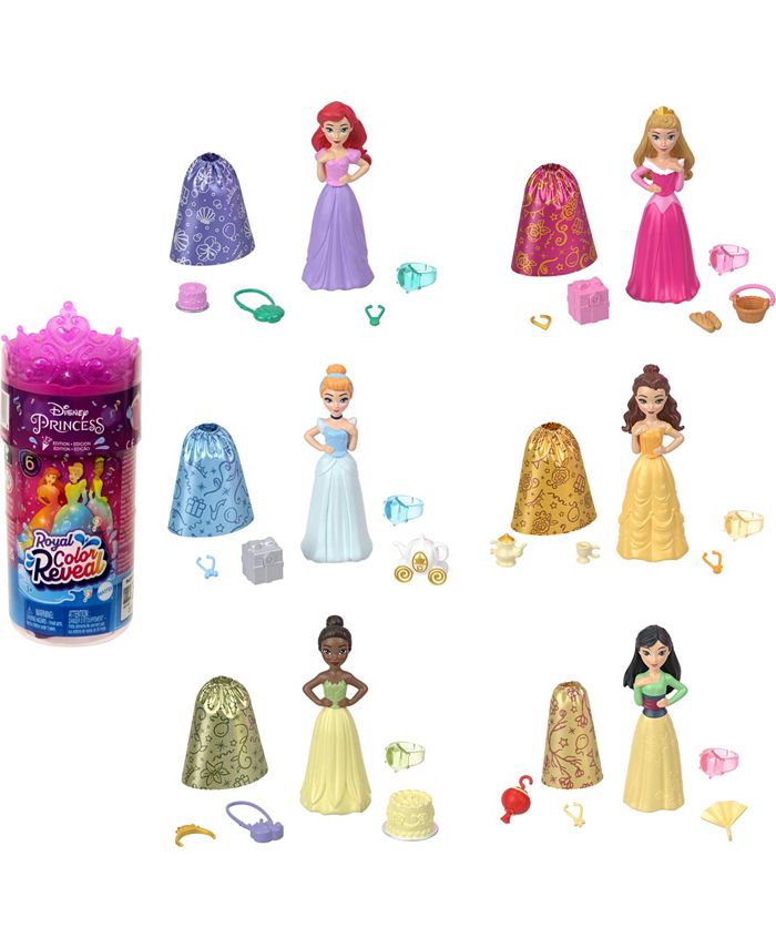 Disney Princess Royal Small Doll Color Reveal™- Styles May Vary - Macy's