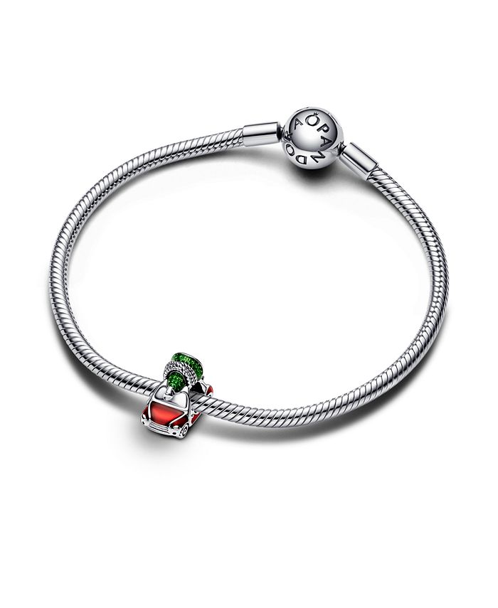 Pandora Sterling Silver Festive Car Christmas Tree Charm - Macy's