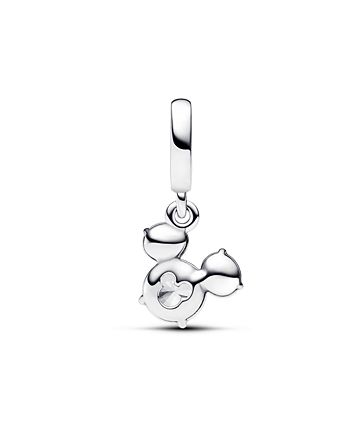 Pandora Disney Cubic Zirconia Mickey Mouse Head Silhouette Dangle Charm ...