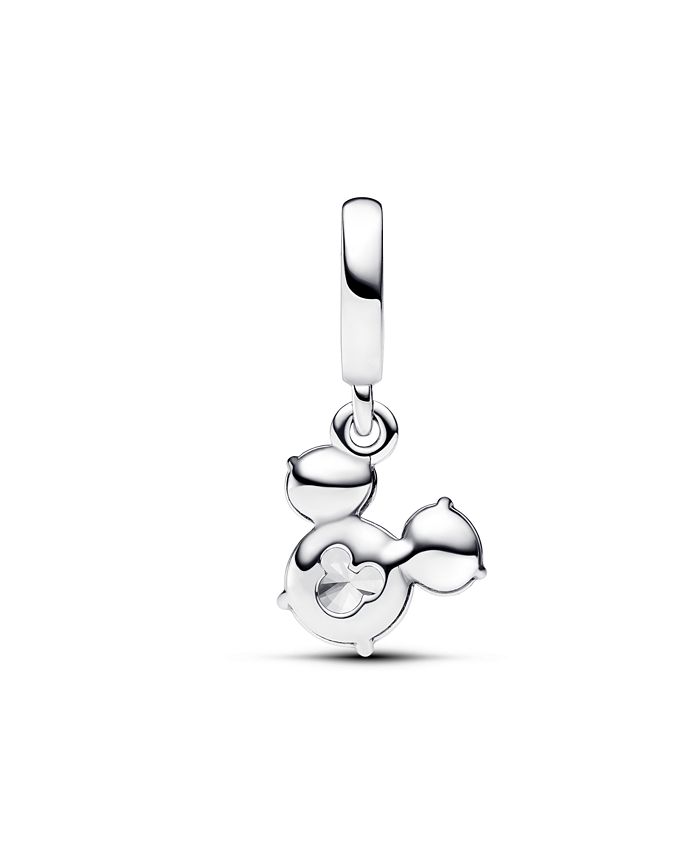 Pandora Disney Cubic Zirconia Mickey Mouse Head Silhouette Dangle Charm ...