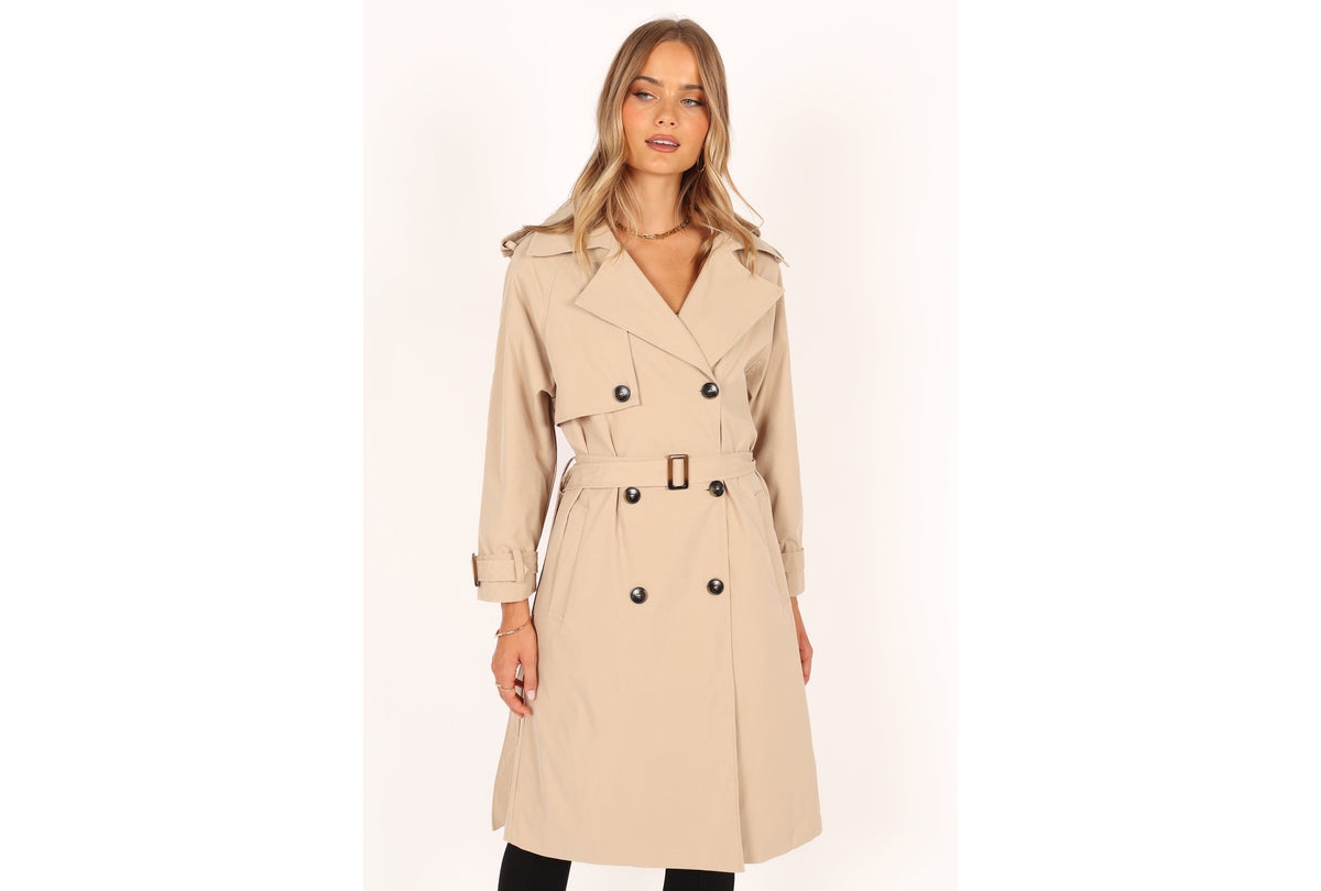 Click here for Petal and Pup Womens Trina Button Front Trench Coa... prices