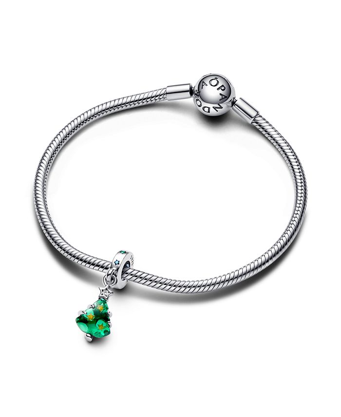 Pandora Cubic Zirconia Sparkling Christmas Tree Dangle Charm - Macy's