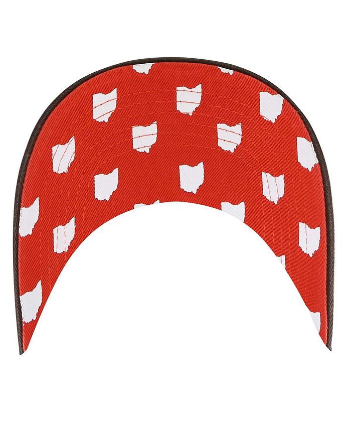 '47 Brand Women's Brown Cleveland Browns Confetti Icon Clean Up ...