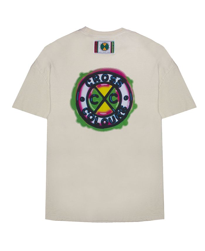 Cross Colours Airbrushed Classic Circle Logo T-Shirt - Macy's