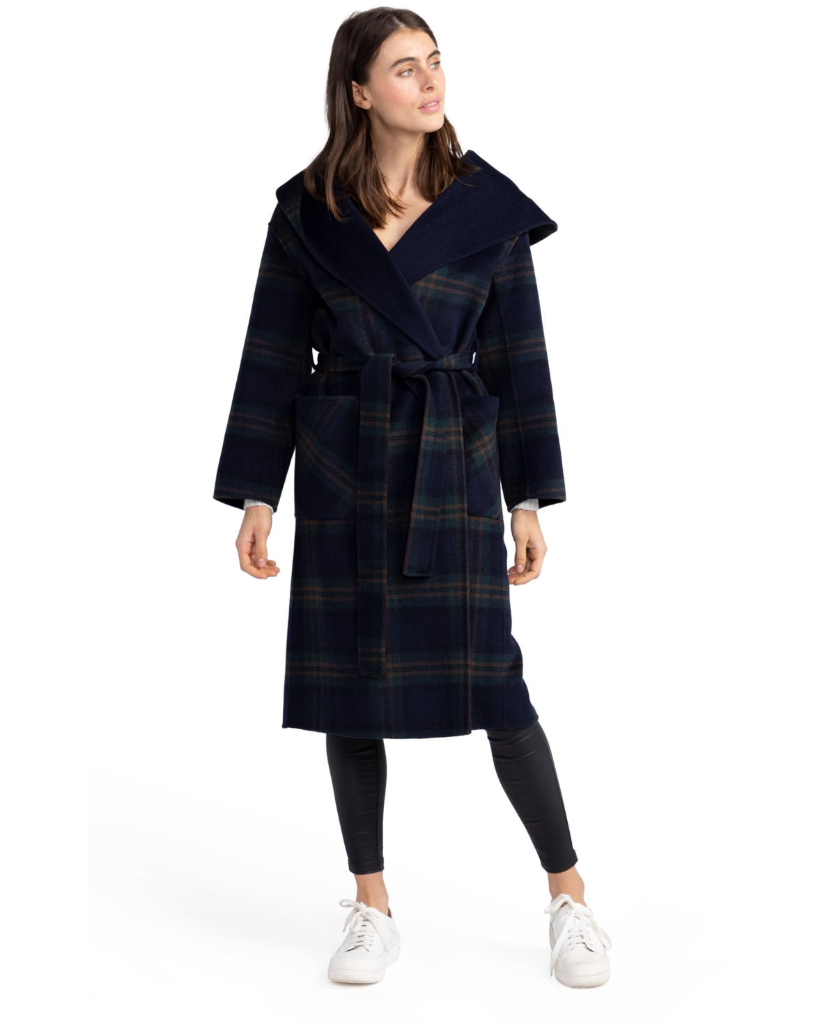 Click here for Belle & Bloom Womens Arcadia Oversided Coat with H... prices