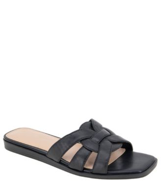 BCBGeneration Women's Meltem Slide Flat Sandals - Macy's