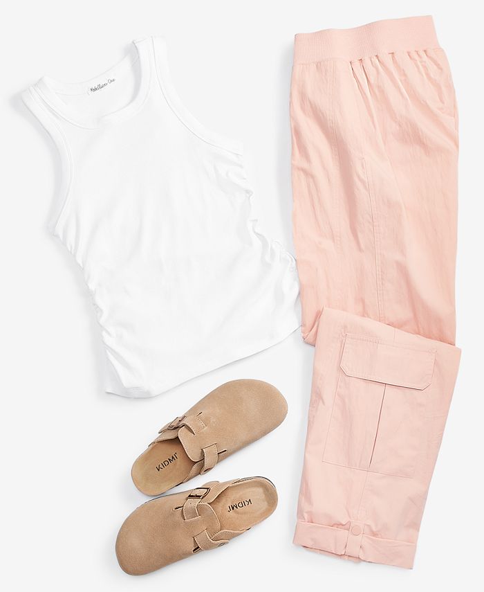 Rebellious One Juniors' Side-Ruched Tank Top - Macy's