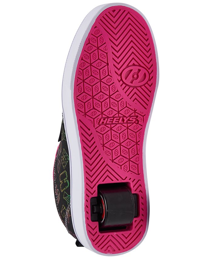 Heelys Little Girls Pro 20 Doodle Print Wheeled Skate Casual Sneakers ...