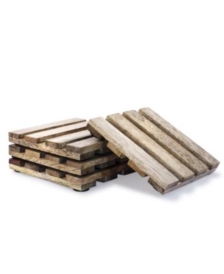 Rustic Pallet Coaster Set of 4 - Macy's