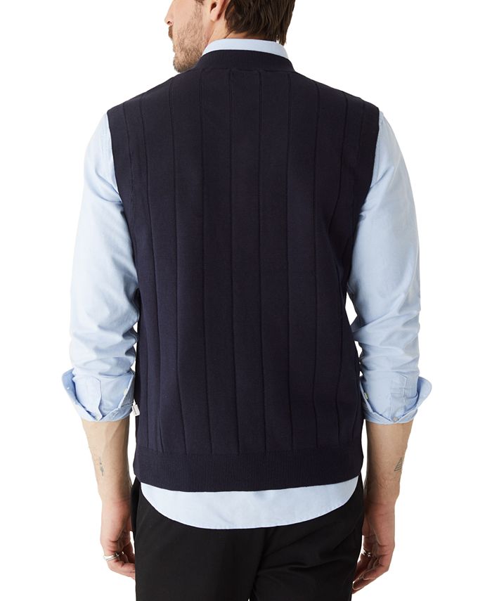 Frank And Oak Men's Cotton V-Neck Sweater Vest - Macy's